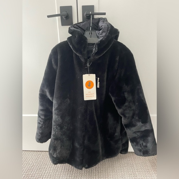 SAVE THE DUCK | Jackets & Coats | Nwt Save The Duck Reversible Faux Fur ...